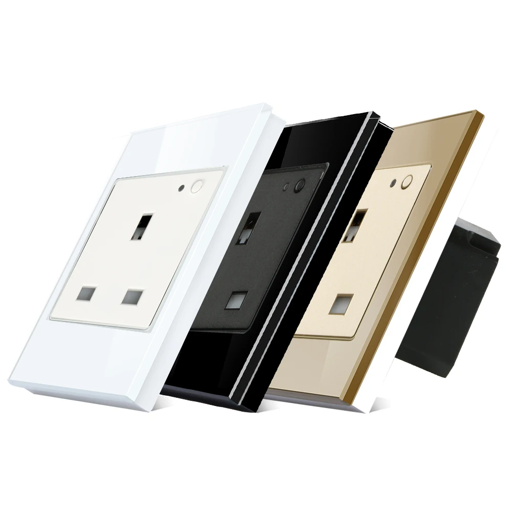 Bingoelec Modern Style Living Room 13a Uk Rf Wall Sockets 146mm ...