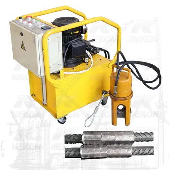 Semi-automatic Manual Rebar Coupler Hydraulic Tube Cold Swaging Machine ...