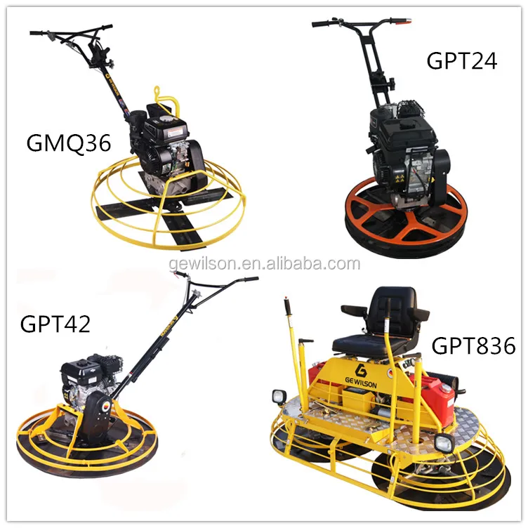 36 Inch Concrete Foot Troweling Machine - GEWILSON Power Trowel