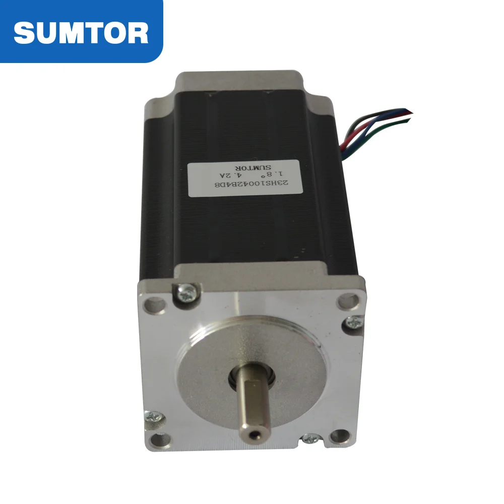 Nema 23 Dual Shaft Stepper Motor 30kg.cm 2 Phase 24v Dc - Oem