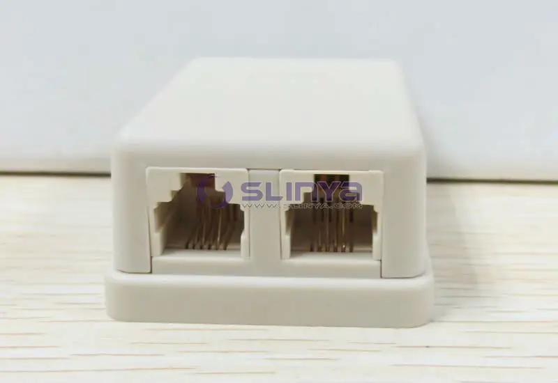 Double Telephone Connection Box 2 Rj11 Port Telephone Junction ...