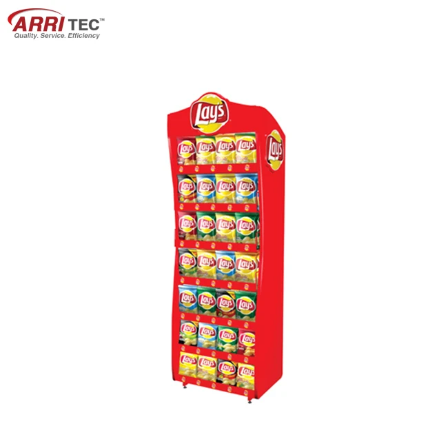 Supermarket Custom Potato Chips Display Stand For Sale - Buy ...