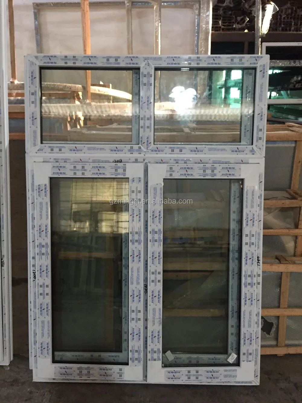 Double Casement Widnow Upvc&pvc Transom Windows - Buy Transom Window ...