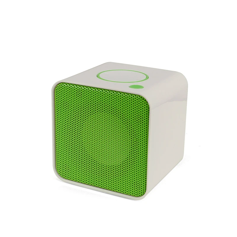 Mini Size Fashionable Square Light Weight Qi Wireless Charging Speaker ...