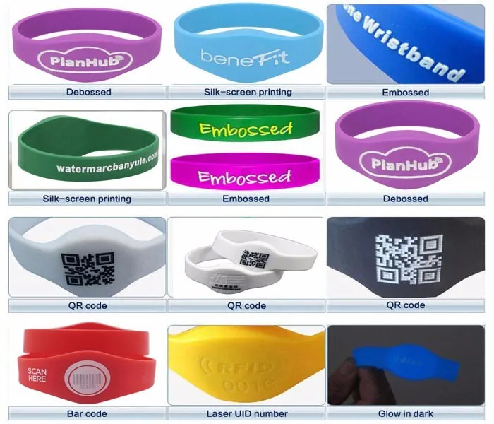 Adjustable Watch - Strap Mifare Classic 1k Nfc Wristband Logo Printing ...