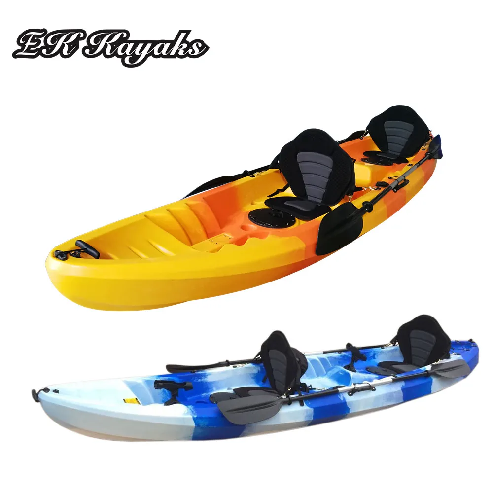 SCG LLDPE Rainbow Color Plastic Family Fishing Kayak