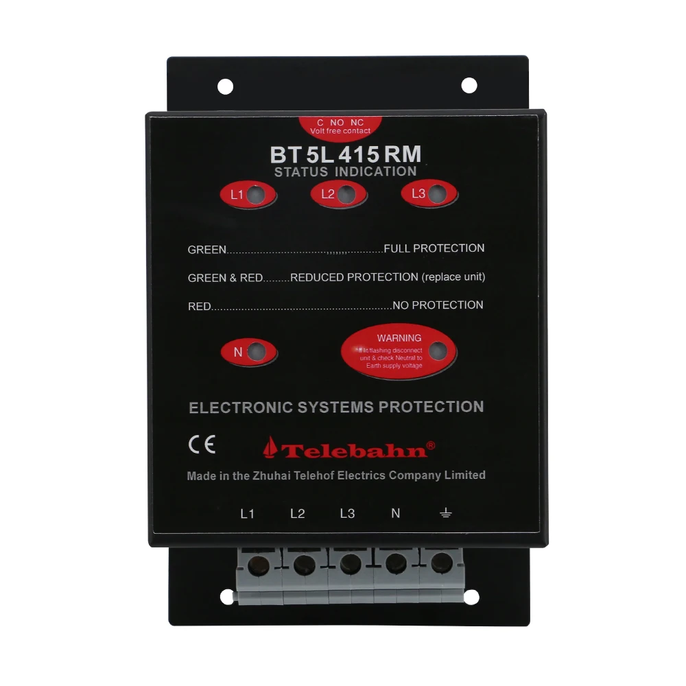 House Power Supply System Lightning Led 40ka Surge Protector 280v Class ...