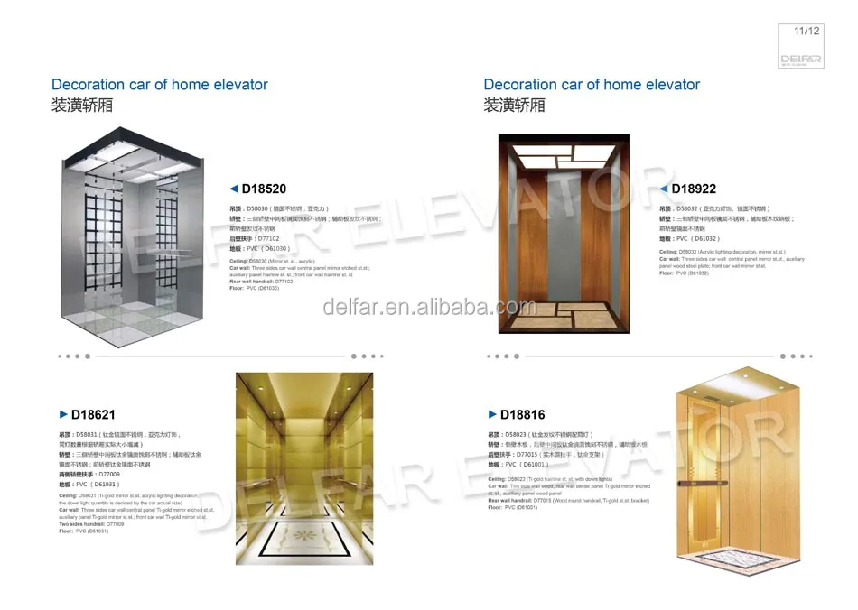 Mini Home Elevator - Single Person Lift 320kg Capacity