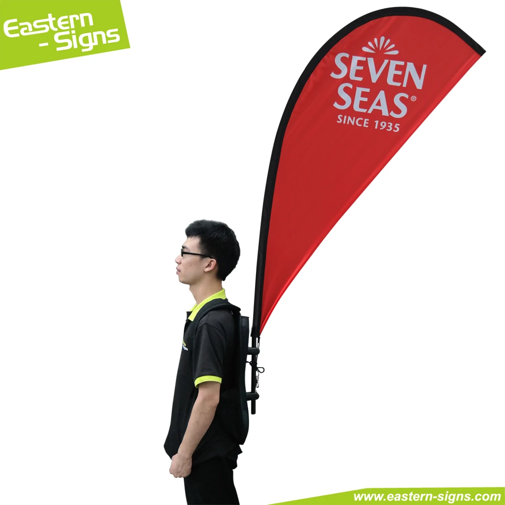 Flying Billboard - Banner Jalan Jalan - Advertising Teardrop Backpack