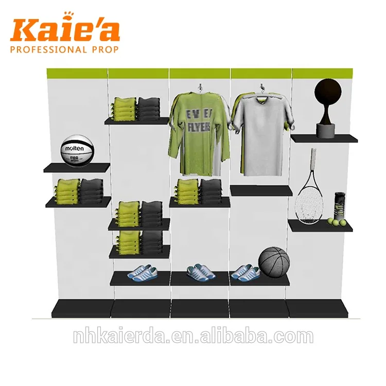Fashion Sportswear Retail Sport Clothes Rack Shop Display Rack - Buy ...
