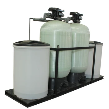 Fiberglass Resin Tank Skid-installation Water Softener/10m3/hr Duplex ...