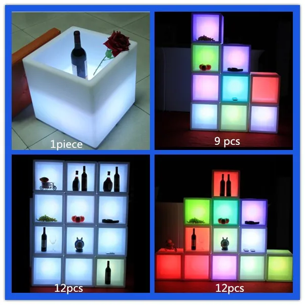 Promotional Remote Control Modern Color Changing Led Illuminated Ice ...