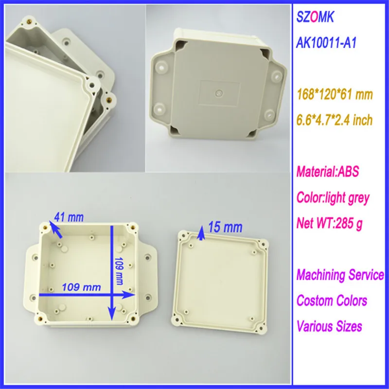 Szomk Diy Ip68 Abs Gray Bottom And Pc Transparent Cover Waterproof ...