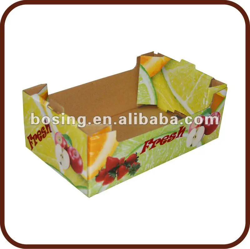 Popular Fresh Fruit Packaging - Corrugated Boxes for Grapes