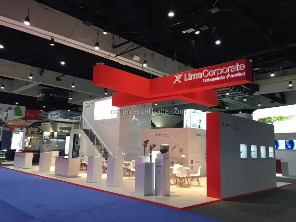 Custom Double Deck Exhibition Stands by Detian Display