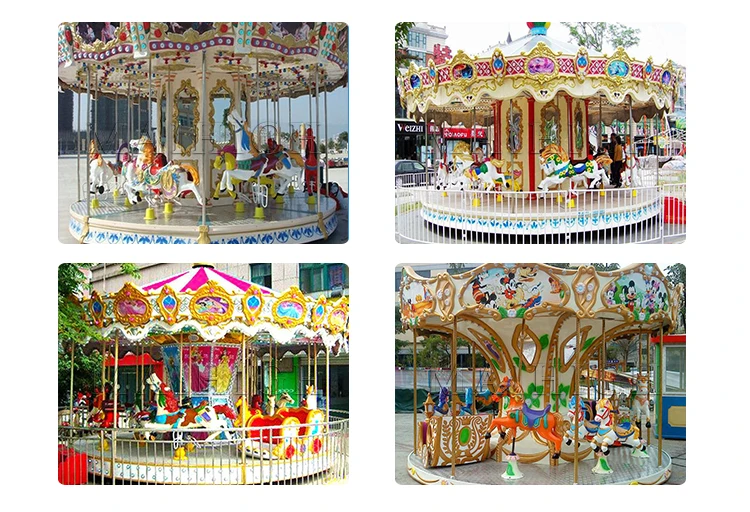 Modern Carousel Playground Equipment - Swing & Ride Fun