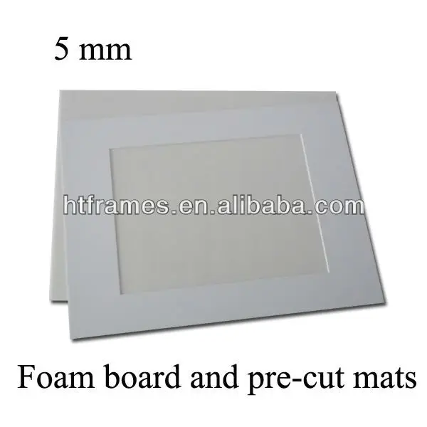 Acid Free White Pre-cut Mat Board and Foam Board 4x6 5x7 8x10 11x14 ...