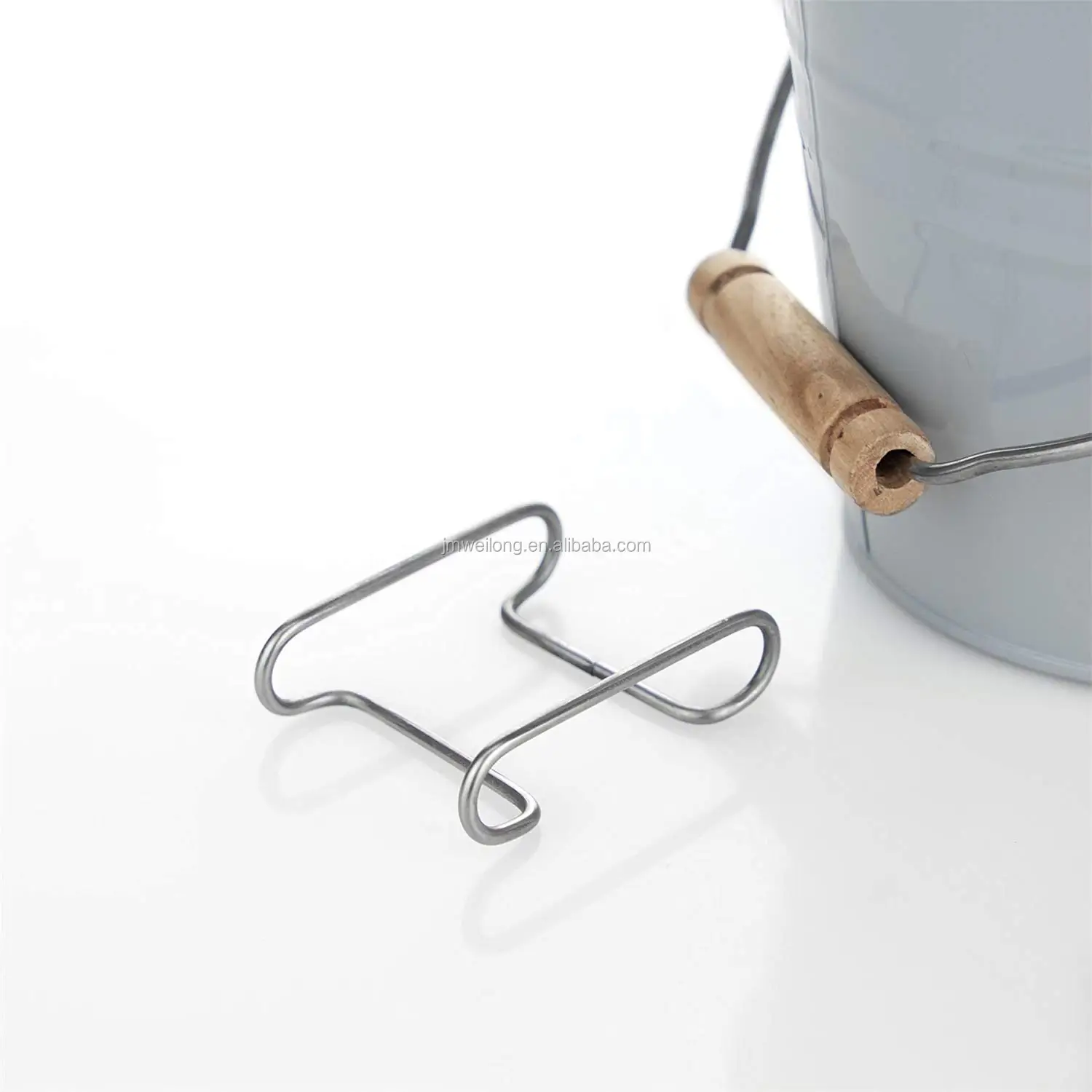 Housewares Washing Laundry Clothes Peg Storage Metal Bucket In Vintage ...