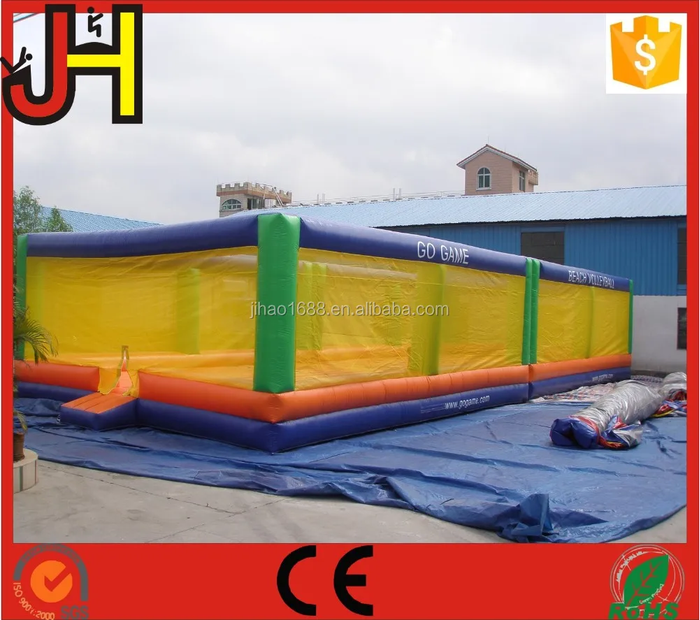 Inflatable Volleyball Court Inflatable Beach Volleyball Field Bouncy ...
