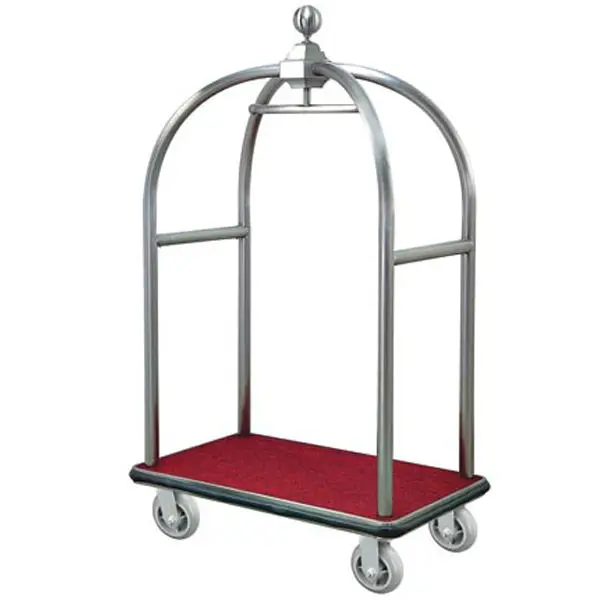 Hotel Concierge Birdcage Trolley Luggage Cart - Stylish & Durable