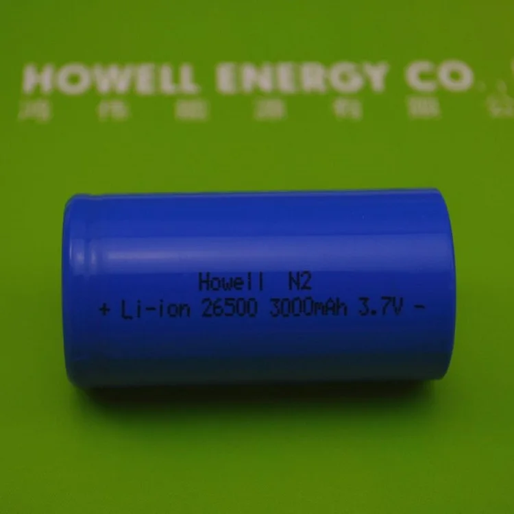 26500 Rechargeable Li Ion Battery 26500 Li Ion Battery 3.7v 3000mah ...