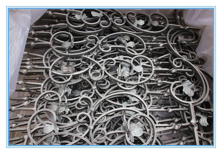 Wrought Iron Stair Railing Components - Balustrades & Panels