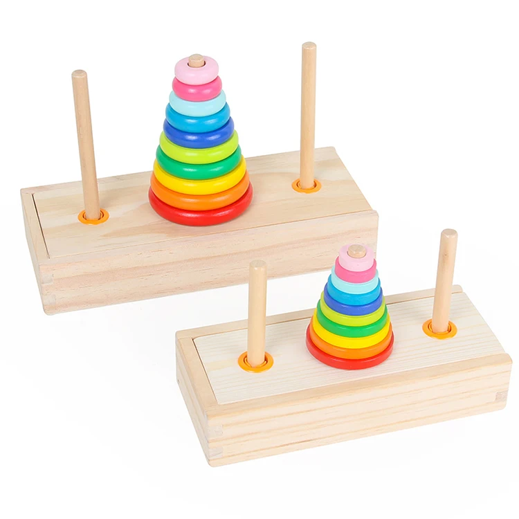 Tower of Hanoi - Colorful Rainbow Tower Game for Kids