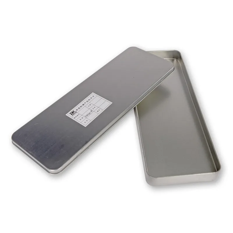 High Quality Recyclable Metal Slim A5 Size Gift Packing Tin Box