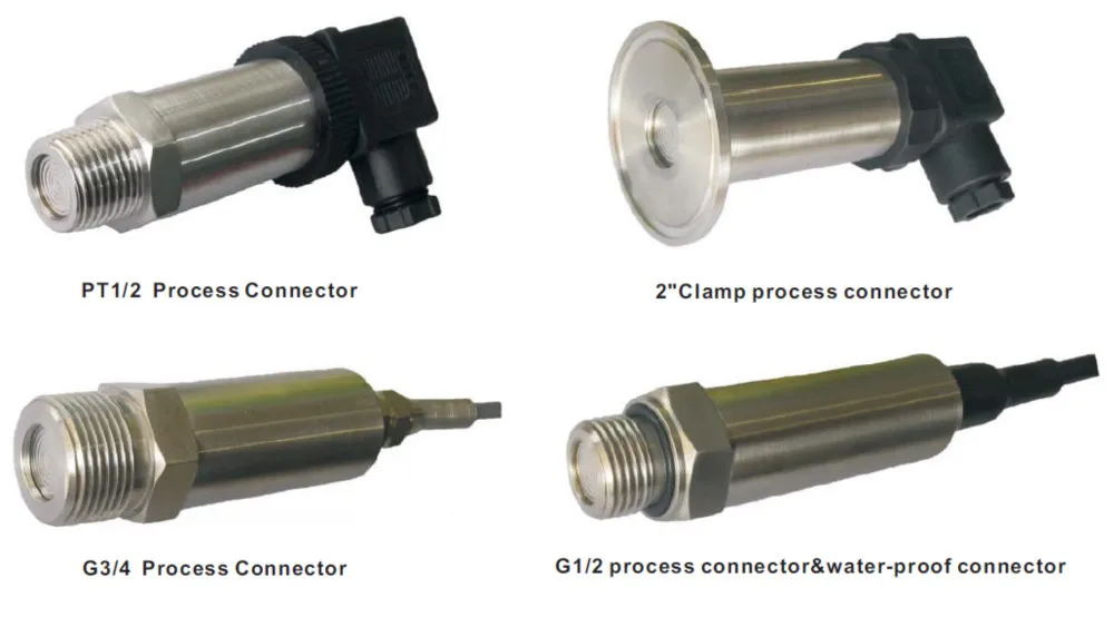Food Flush Membrane Silicon Piezo Pressure Sensor Sanitary Pressure ...