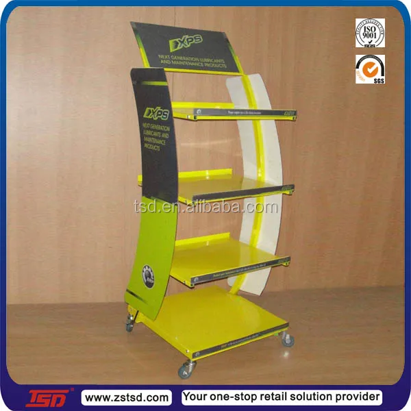 Custom Retail Shop Metal Turf Grass Sample Display Rack