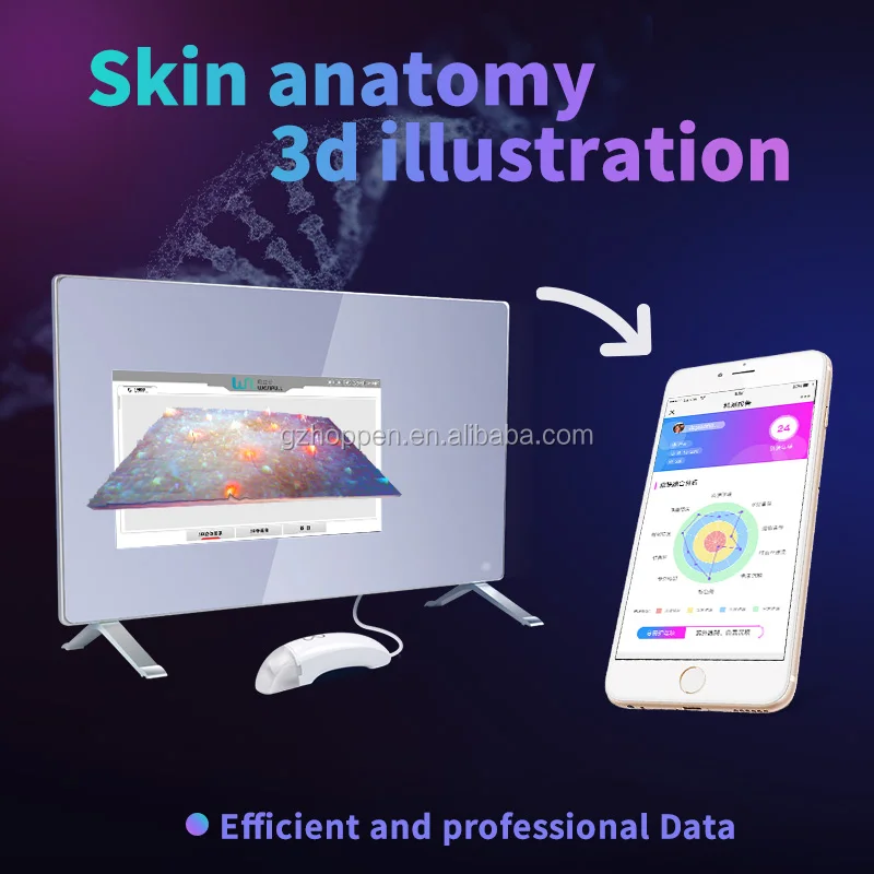 Magic Mirror Skin Analyzer - 3D Face Scanner with Online Support