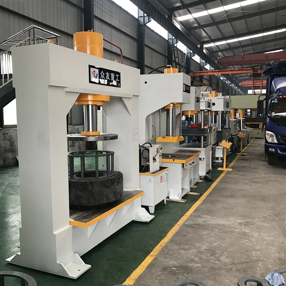 120t 160t 200t Industrial Tire Press Forklift Solid Tire Press Machine ...