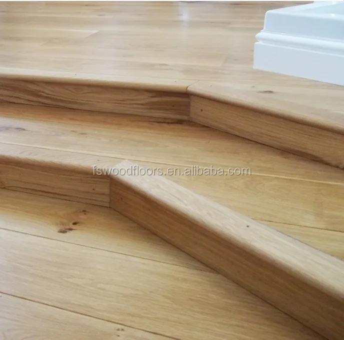 Unfinished Solid Oak Bullnose Profile For Wood Flooring - Buy Oak ...