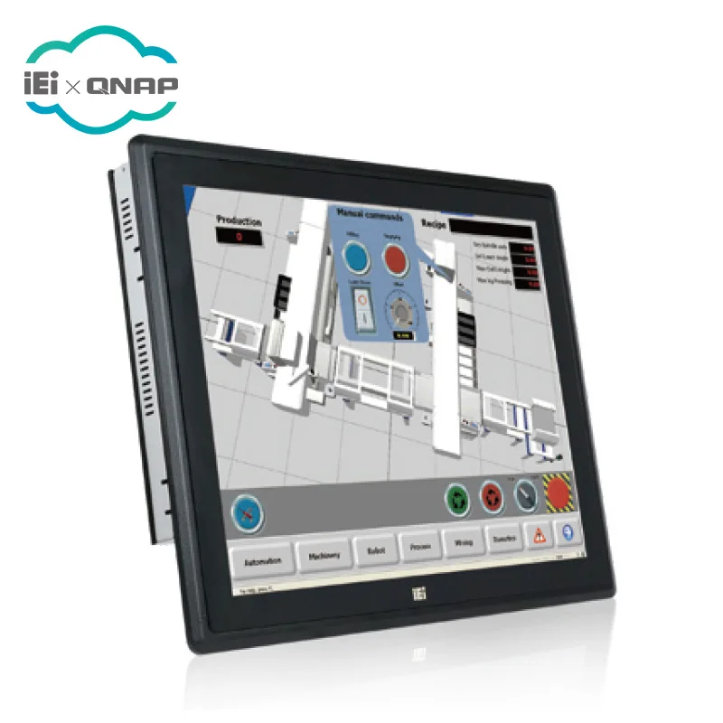 Iei Ppc-f12b-bt,12 Inch Industrial Panel Pc With Intel Celeron J1900 ...