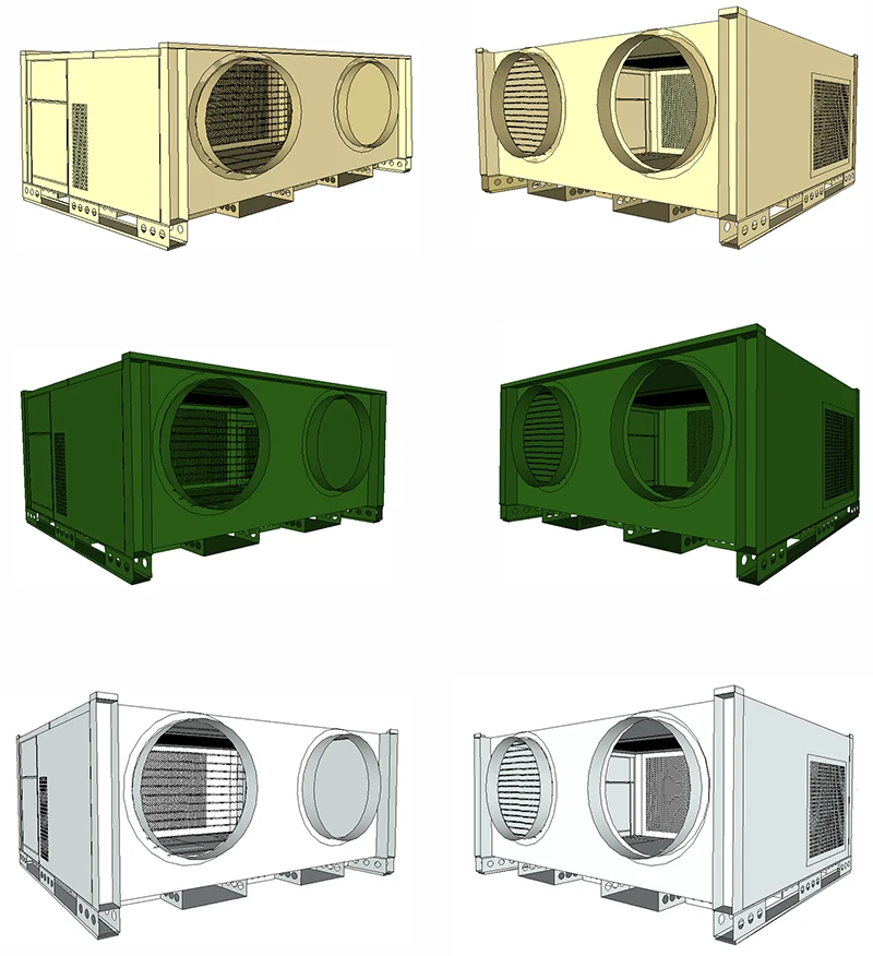 5.0 Ton Military Environment Control Unit (ECU), Air Conditioner for ...