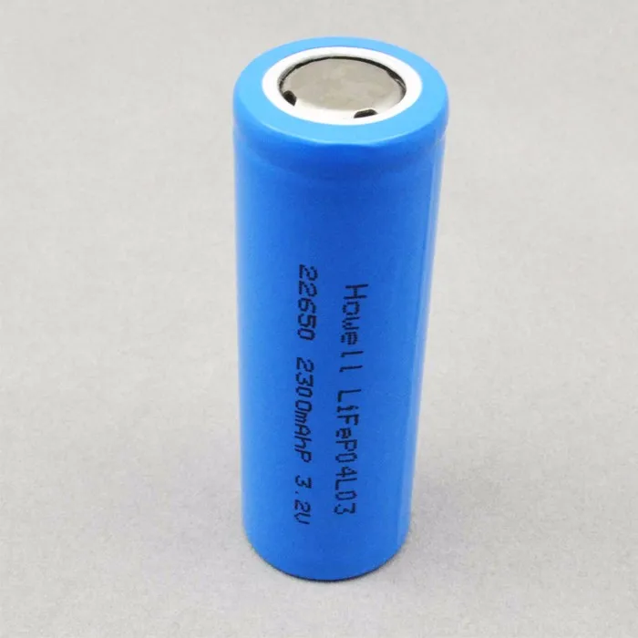 Howell Round Size 22650 3.2v 2300mah Rechargeable Lifepo4 Battery - Buy ...