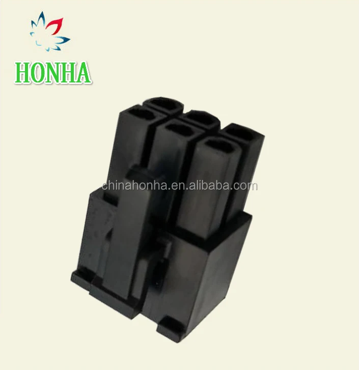 Molex 6 Pin 4.2mm 5557 Series Female Atx Connector Cable Wire Power ...