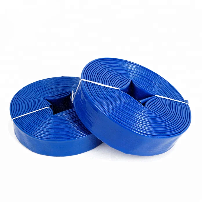 3 Inch 100m 10bar Blue Flexible PVC Lay Flat Tubing Pipe