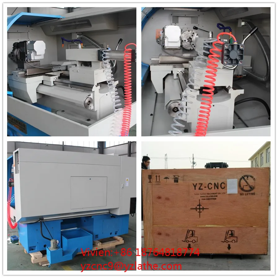 Ck6150 Cnc Lathe Machine With Pneumatic Tailstock - Buy Horizontal Cnc Lathe,Automatic Metal Cnc ...