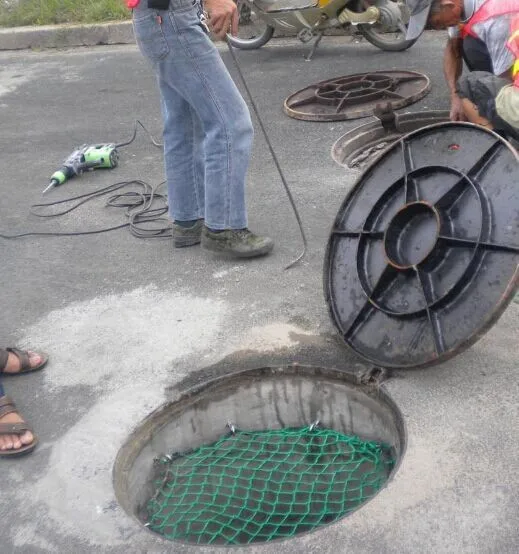 Manhole Safety Nets - Secure Covers for Public Safety