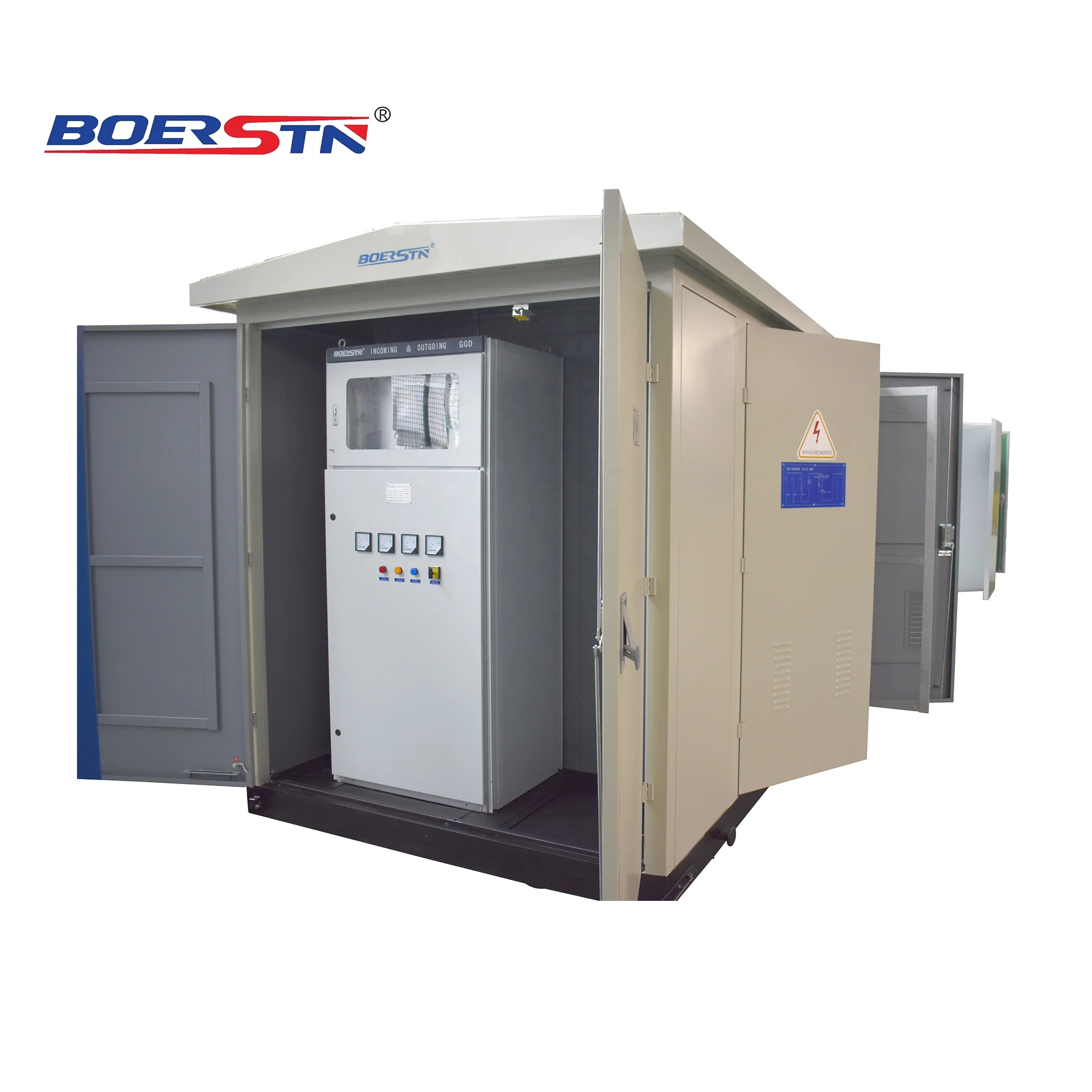 European Type Outdoor Packaged Substation 6.6KV 11KV 33KV