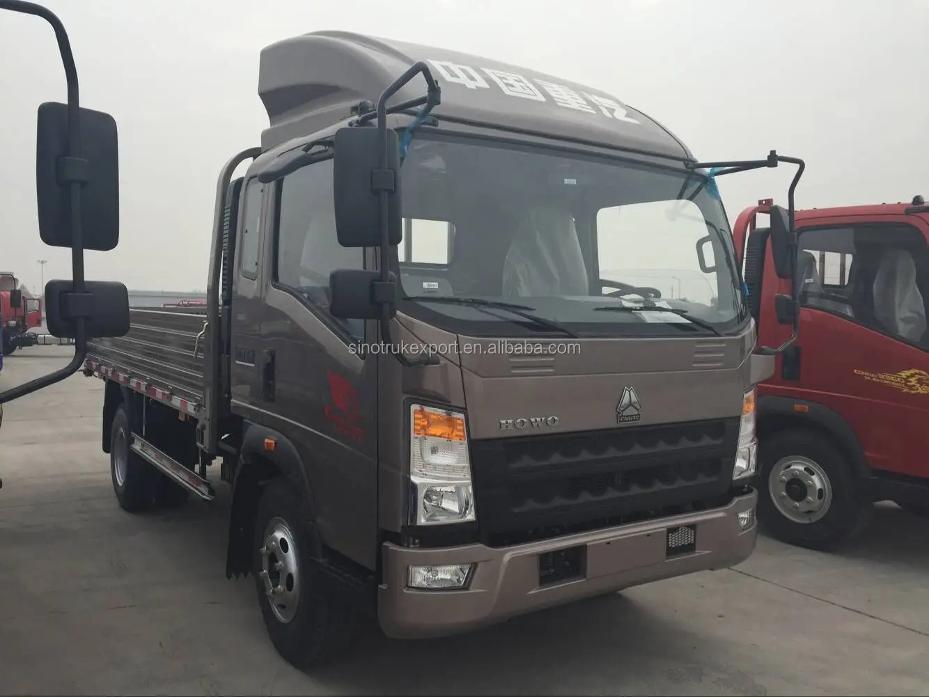 Lorry Transport 4x2 6 Wheeler Howo 5 Ton 8 Ton 6 Ton Cargo Truck For ...