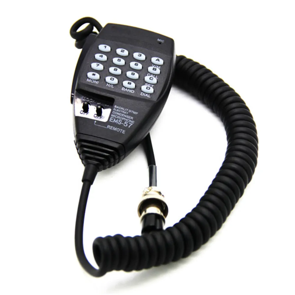 Alinco Ems-57 8pin Dtmf Handheld Speaker Mic Microphone For Hf/mobile Dx-sr8t Dx-sr8e Dx-70t Dx ...