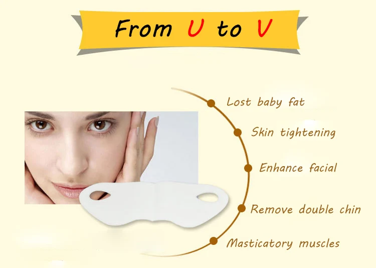 Anti-wrinkle,Face Lifting V-Line Gel Carboxy Facial Mask Sheet Pack (3)