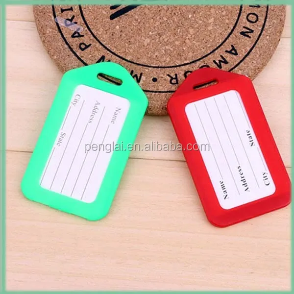 2019 Custom 3d Soft Silicone Luggage Tag/ Rubber Bag Tag/ Pvc Luggage ...