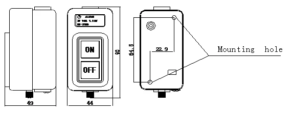ALION BS-230B 600VAC 30A MINI POWER PUSH BUTTON SWITCH TOUCH BUTTON ...