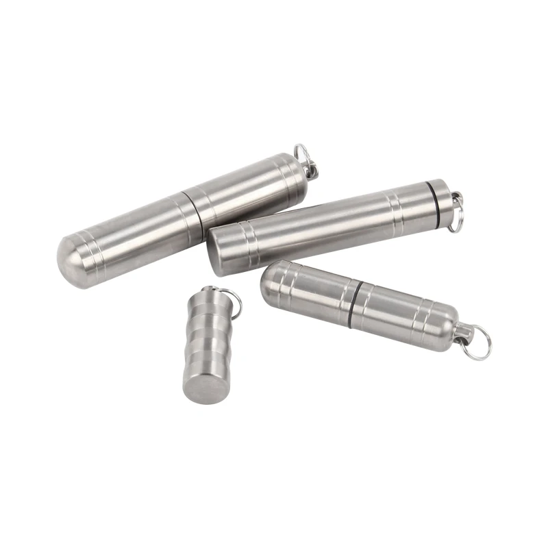 Capsule Seal Warehouse Outdoor Portable Waterproof Titanium Pill ...