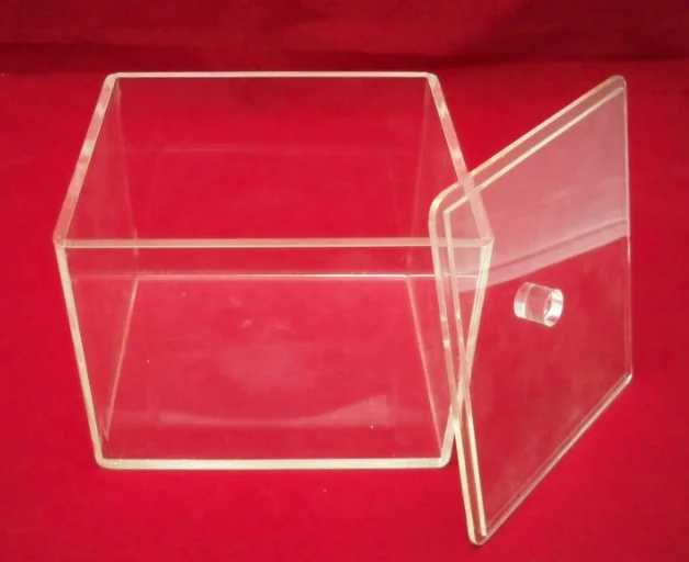 Custom Clear Acrylic Plexiglass Large Rectangle Box