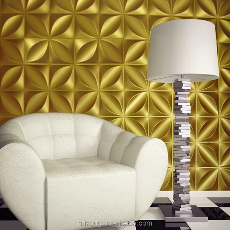 China Vinyl Glossy Wallpaper 3 Dimensional Wall Coverings 3d Wall ...