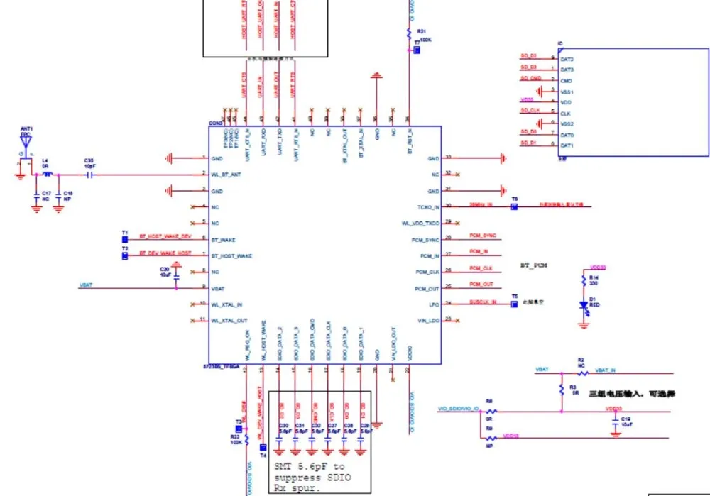 2.4ghz Realtek Chip Rtl8723ds Wifi Bt Module For Ott Tv Box - Buy Wifi ...